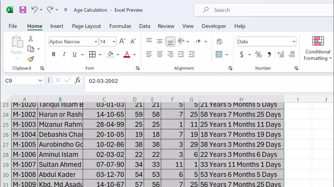 How to Autofit Column Width and Row Height in Excel | Cell Size to ...