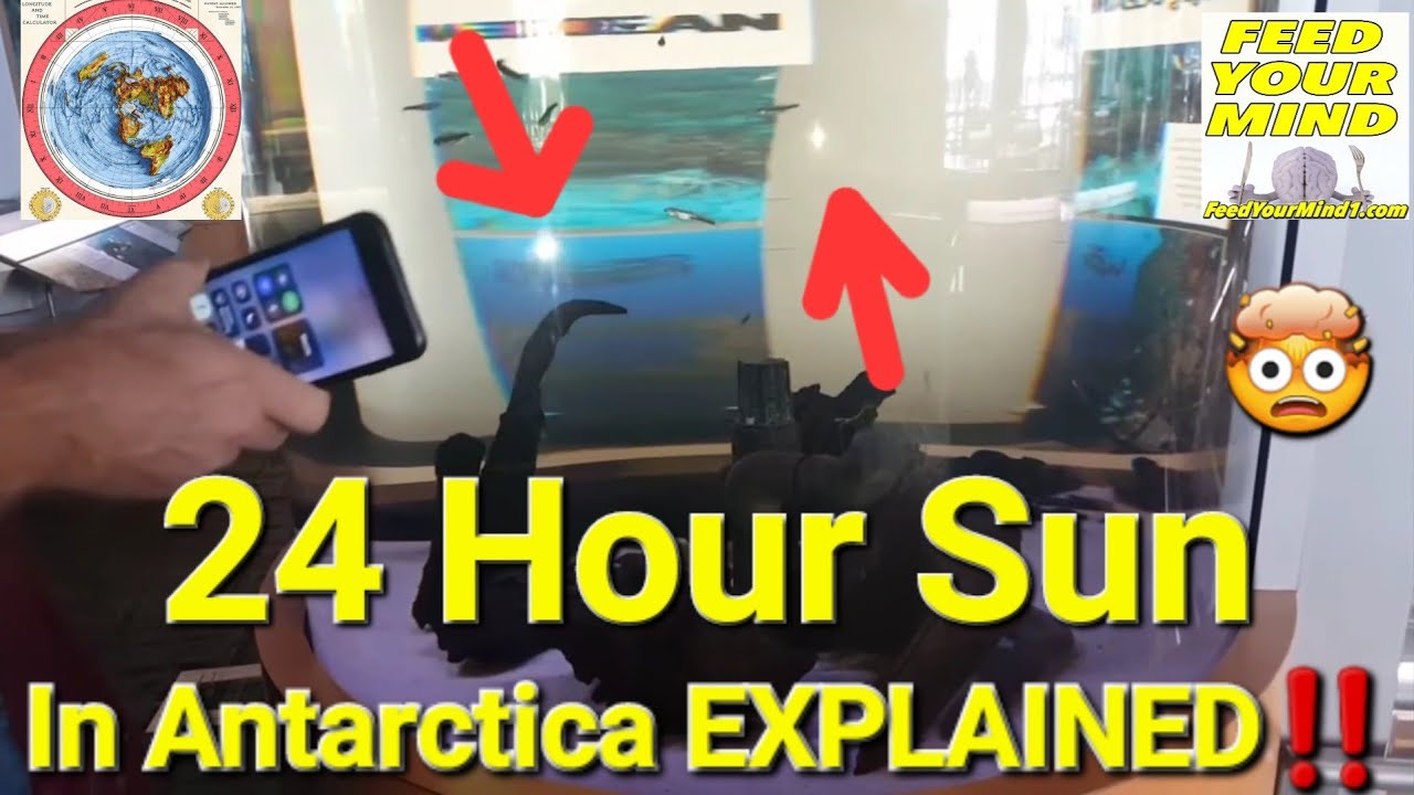 This MIRRORED SUN Experiment EXPLAINS The 24 Hr Sun In Antarctica‼️🤯 ...