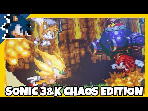 SONIC 3&K CHAOS EDITION [SPRITE ANIMATION] - YouTube