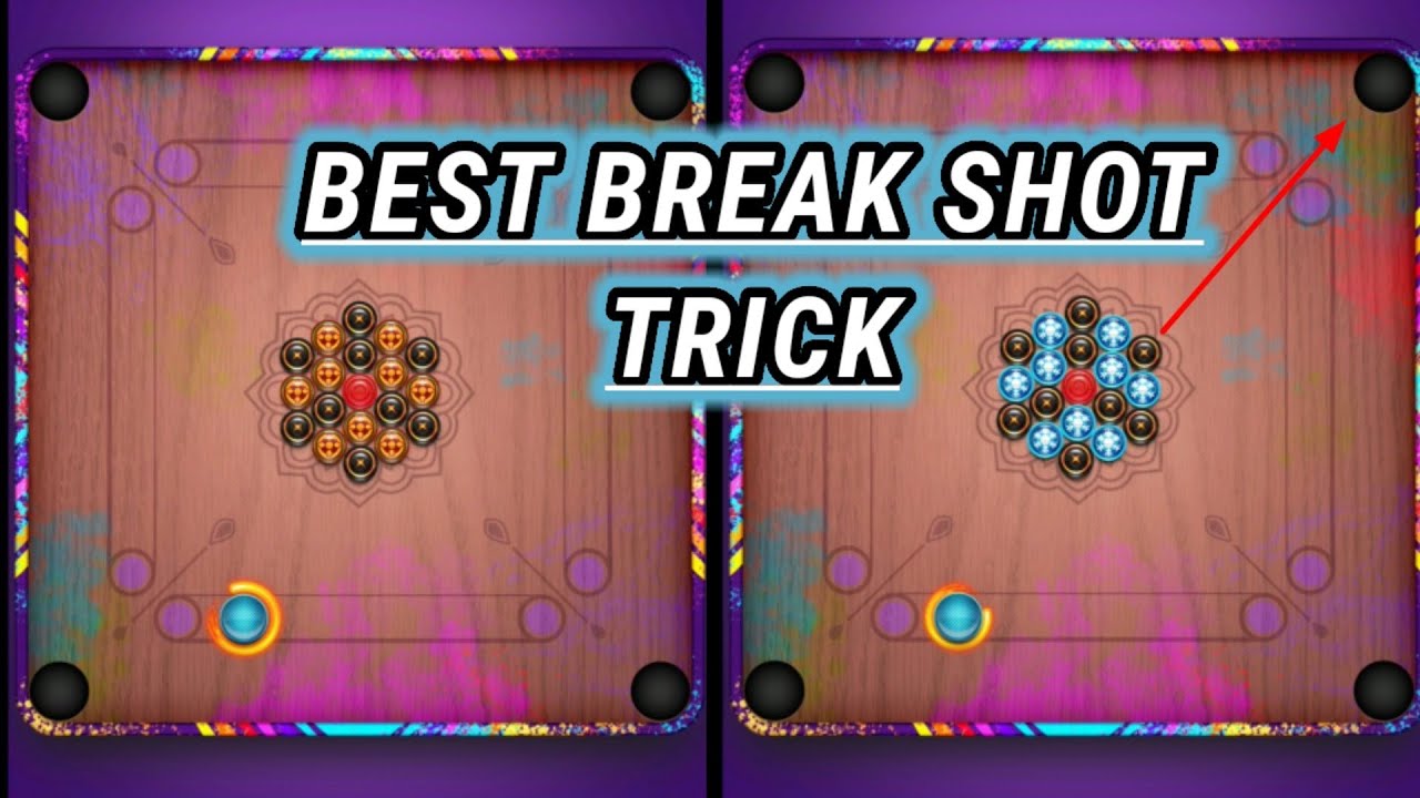 best tricks 😍 for break shot| carrom pool| sarfaraz gaming| ️ # ...