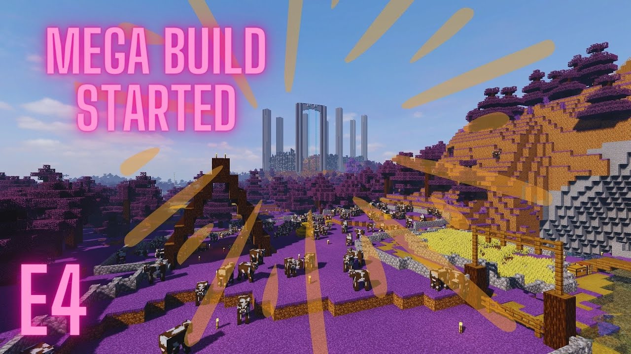 A MEGA build Already?! Castle building S2 E4 - YouTube