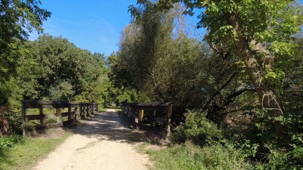 Biking from Verona to Mount Horeb (WI) along the Military Ridge Trail ...