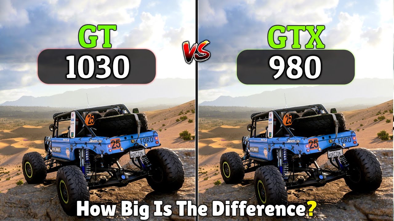 GT 1030 vs GTX 980 | How Big Is The Difference?🤔 - YouTube