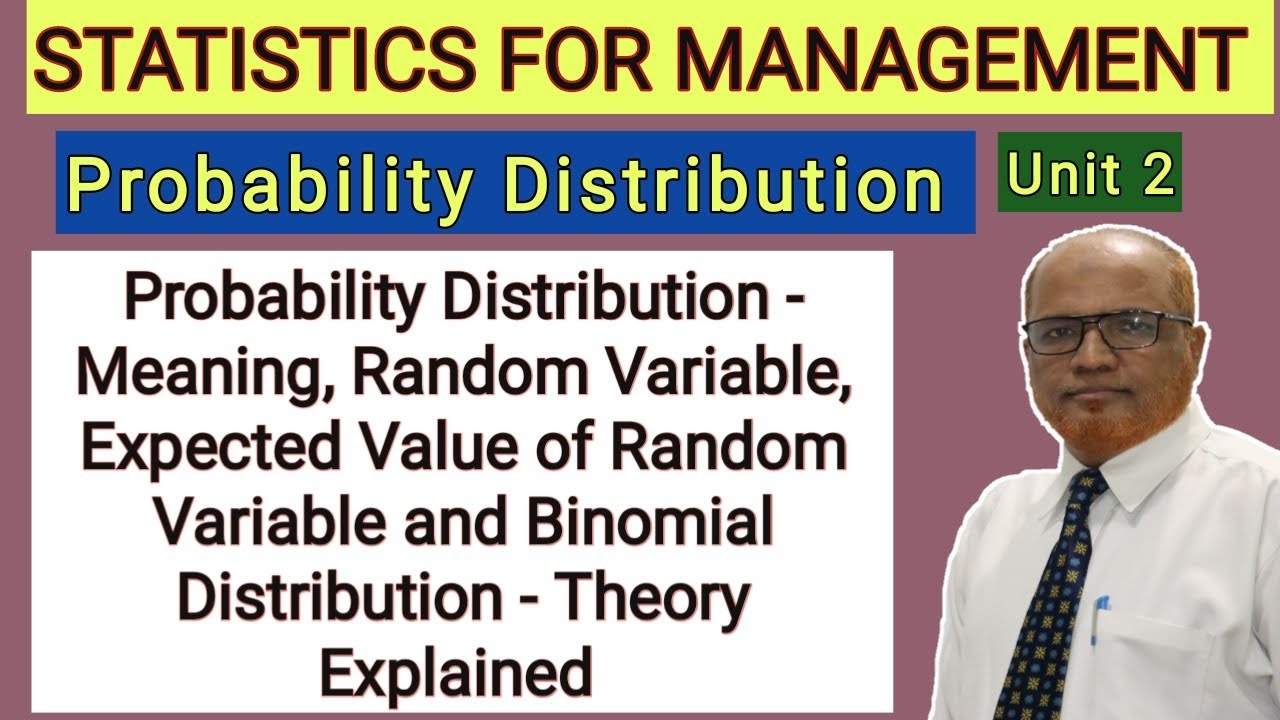 Statistics for Management I Probability Distribution I Binomial ...