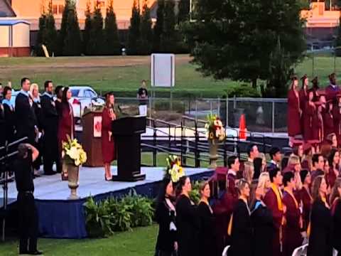 2015 Mill Creek High School Graduation Pledge of Allegiance - YouTube