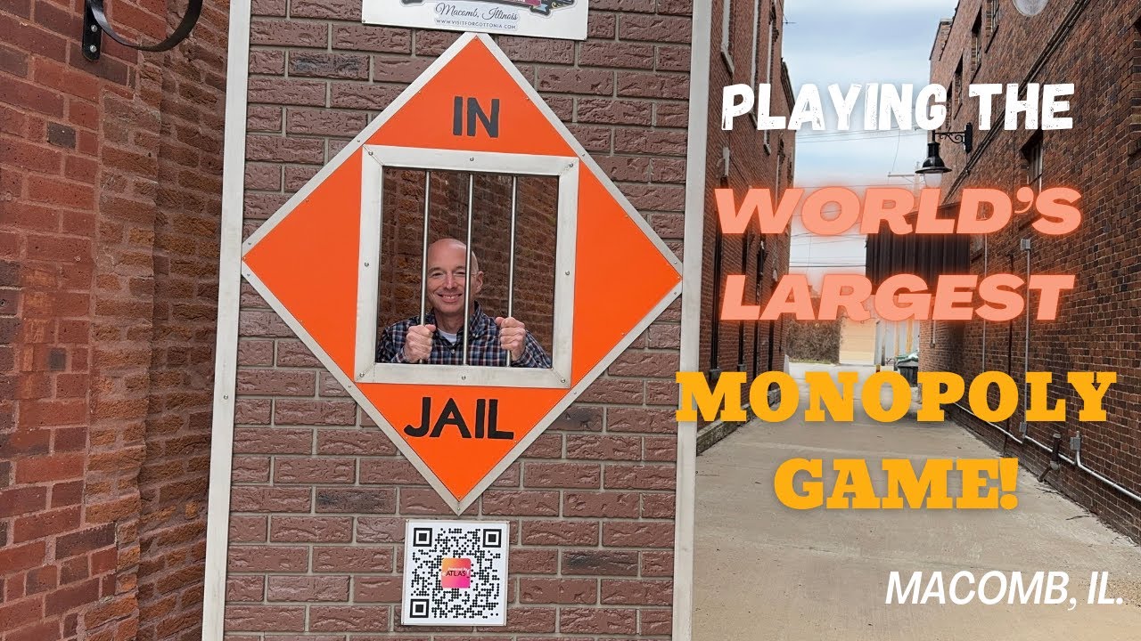Playing The World's Largest Monopoly Game! - YouTube