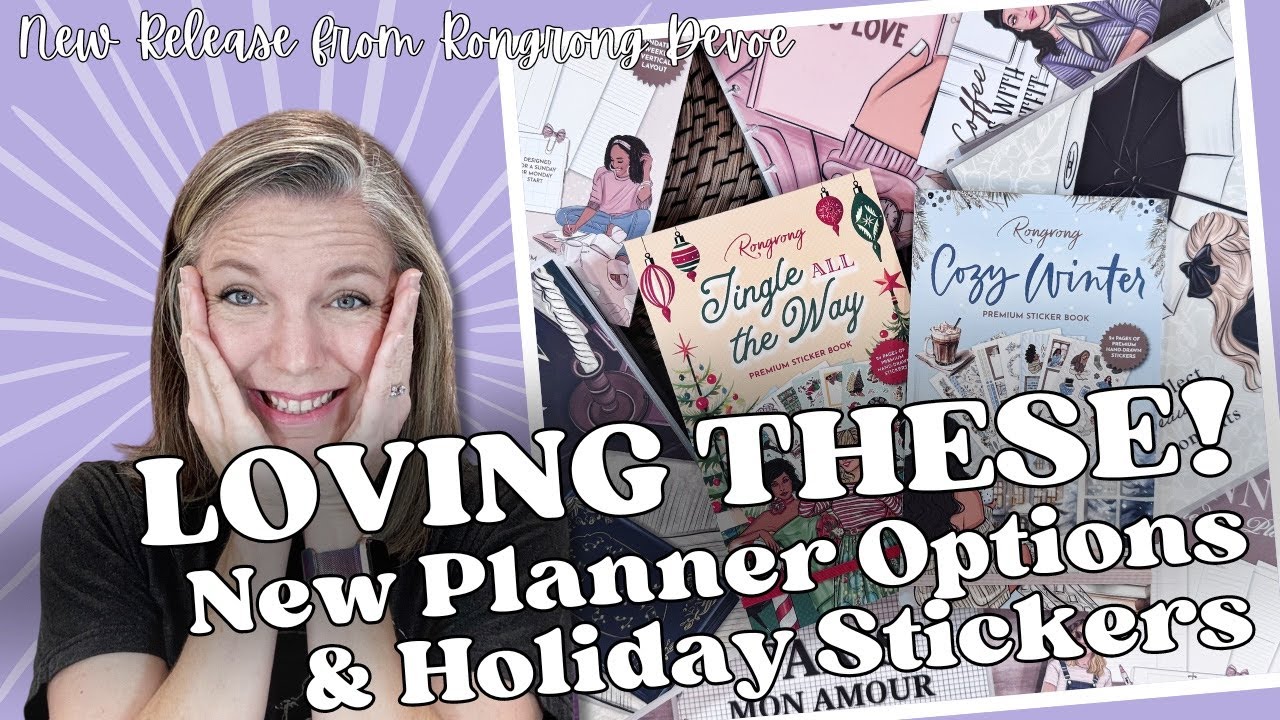 Loving These! || New Planner Options & Holiday Stickers || Rongrong Devoe - YouTube