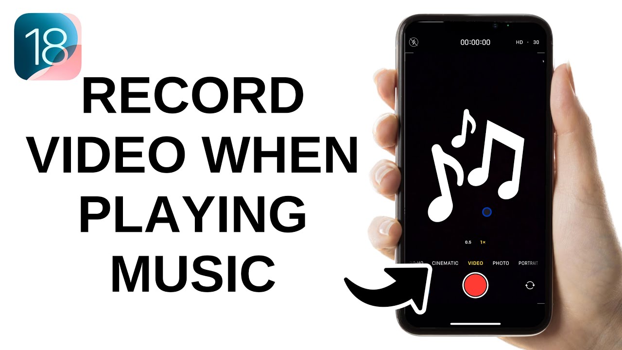 How to Record Video While Playing Music on iPhone - iOS 18 - YouTube