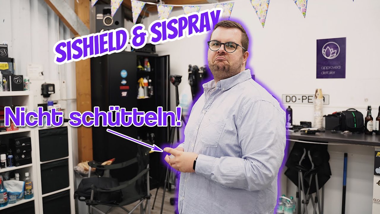 SiShield & SiSpray in der Anwendung | Nanolex zu besuch Teil 2 - YouTube