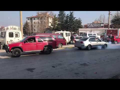 NİSSAN WD21 2.7 TDİ VS HONDA CİVİC VTEC 2