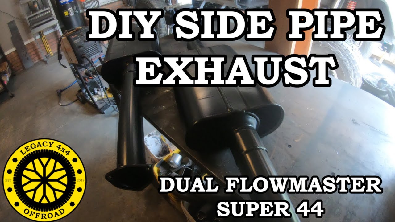 DIY Side Pipe Exhaust II Legacy 4x4 and Off-Road - YouTube