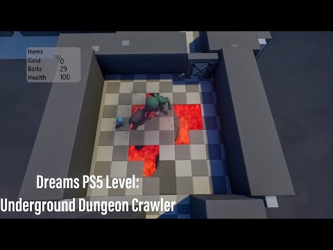 Dreams PS5 Level: Underground Dungeon Crawler #dreamsps5 - YouTube