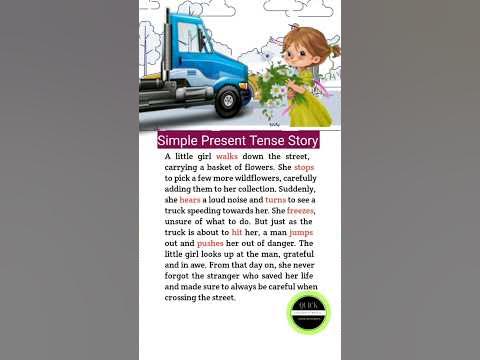 Simple Present Tense Story || English Verbs Tenses #shorts # ...