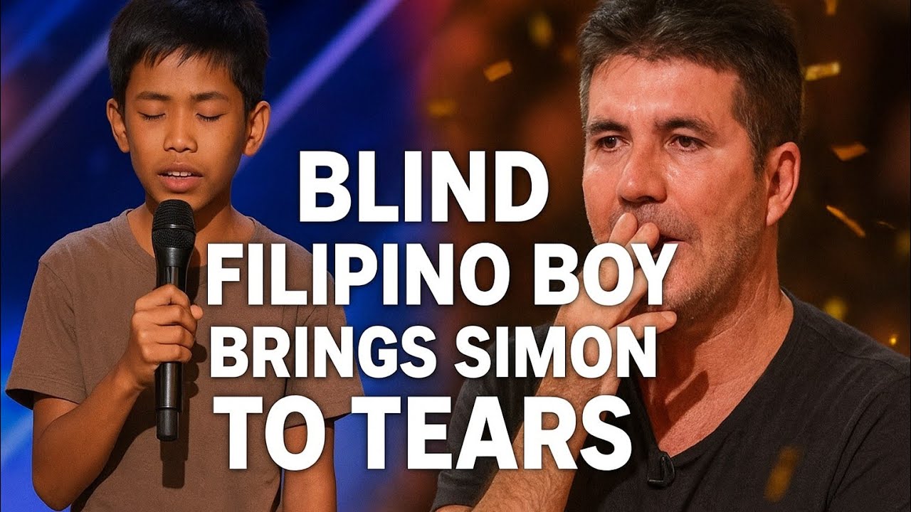 12-Year-Old Blind Filipino Singer Brings Simon Cowell to Tears ...