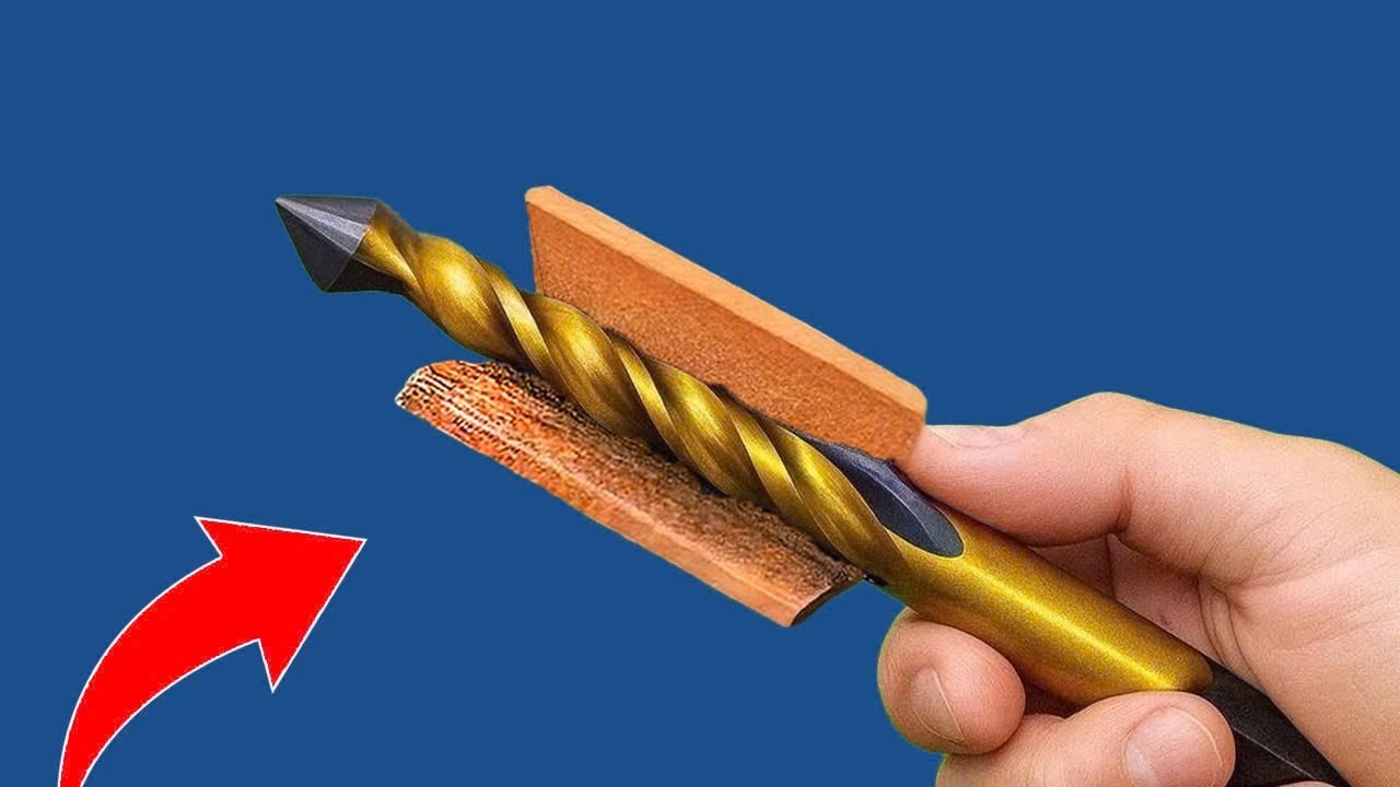 The Sharpening Method Drill Bits Razor Sharp with This Genius DIY ...