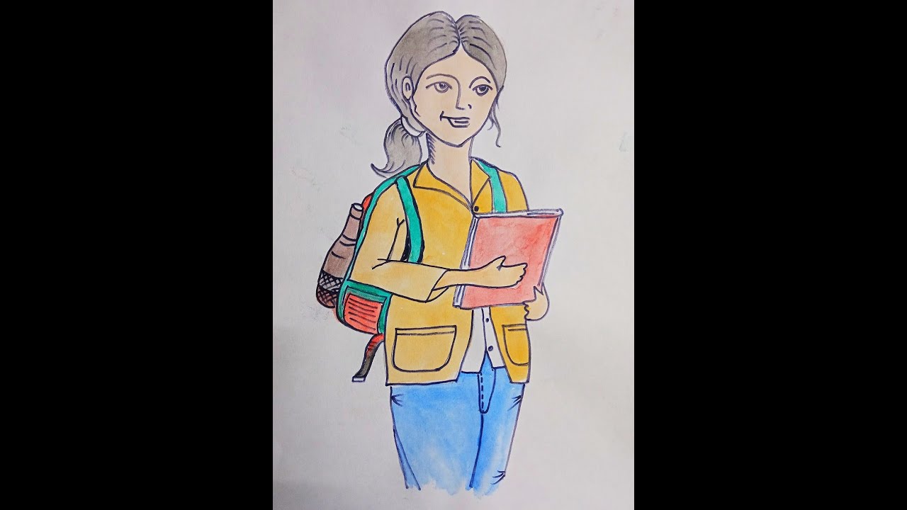 How to draw a teenage Girl: Simple Art techniques by Easy Art Anjal ...