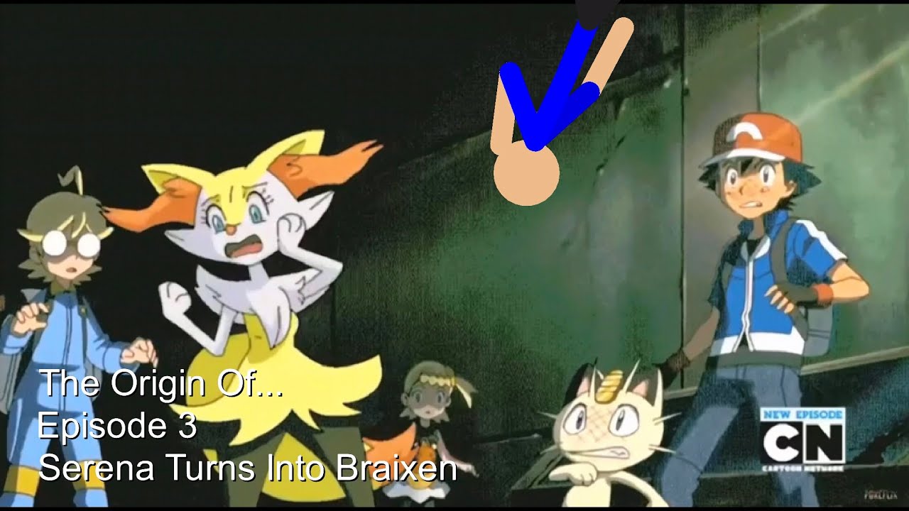 Human Transforming Into Delphox