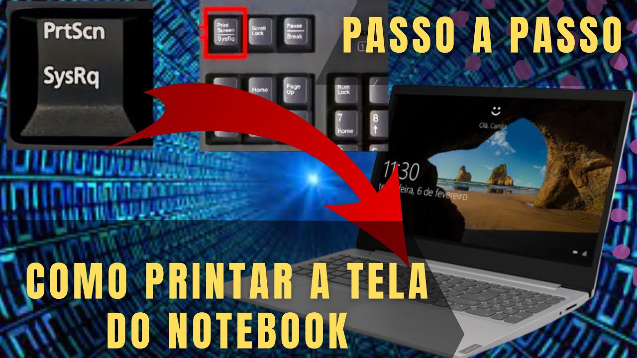 (PASSO A PASSO) Como printar a tela do notebook de qualquer marca e ...