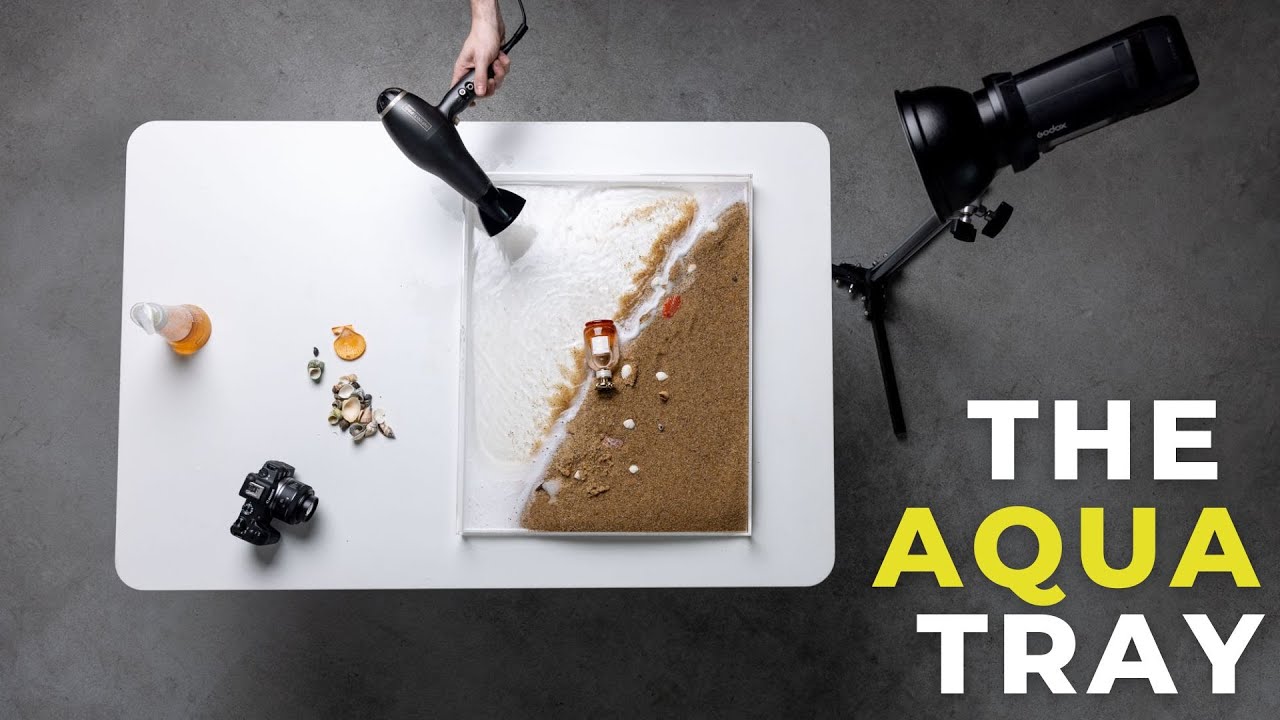 The Aqua Tray | The Ultimate Tool for Splash Product Photography - YouTube