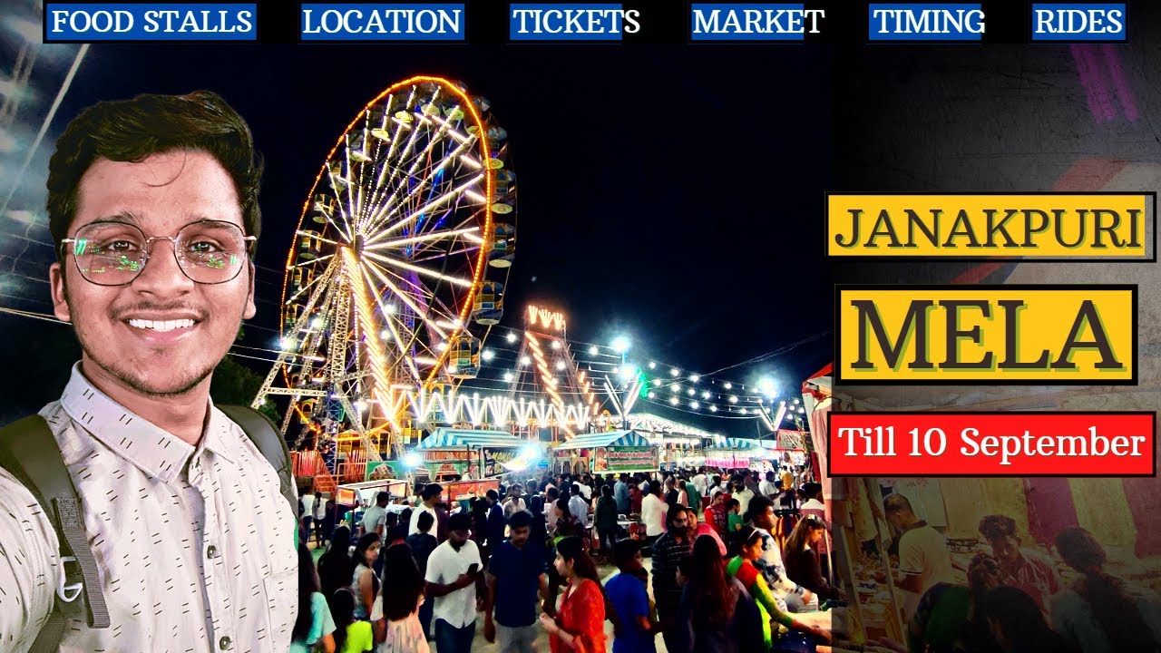Janakpuri Mela Delhi | Full Tour - YouTube