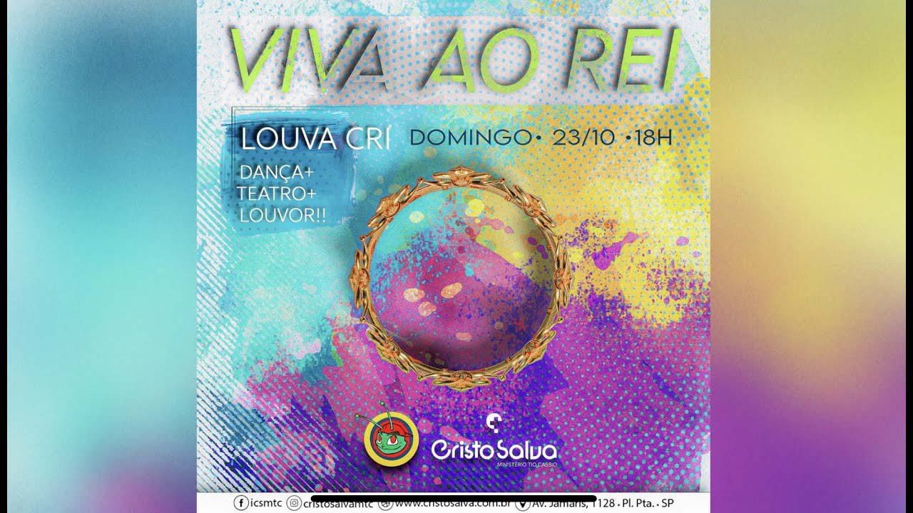 Cristo Salva || Domingo Noite - 23/Out/2022 - Louva CRI - YouTube