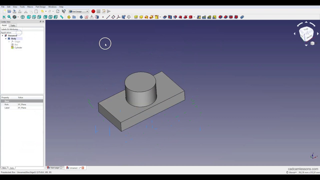 FreeCAD Additive Cylinder - YouTube