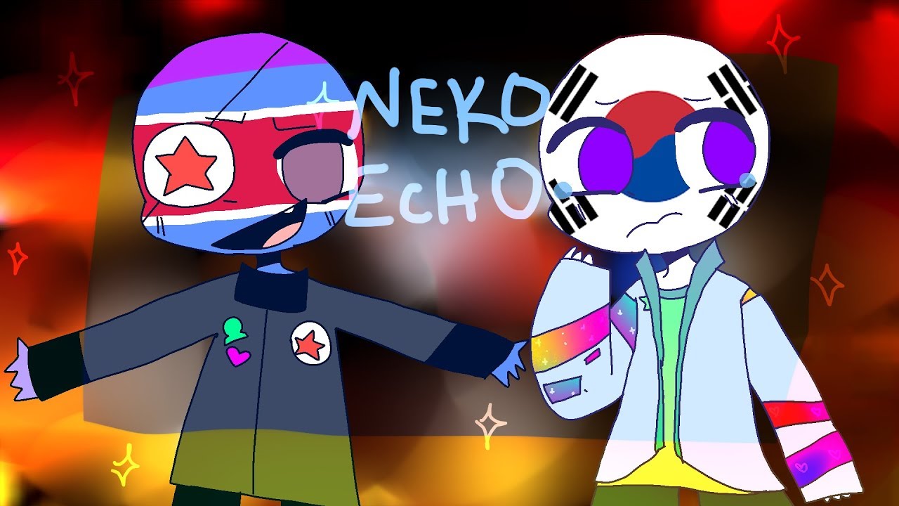 Neko Echo// Meme// Countryhumans// lazy nd trash - YouTube
