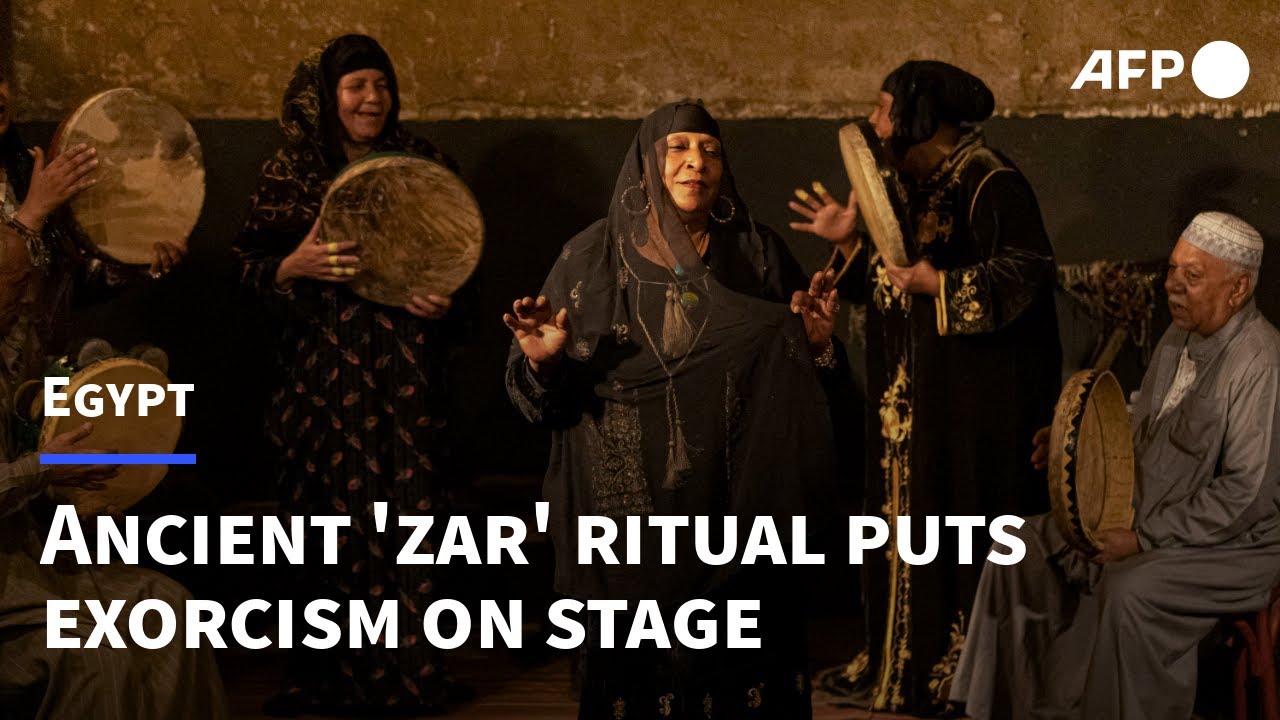 Egypt's ancient 'zar' ritual puts exorcism on stage | AFP - YouTube