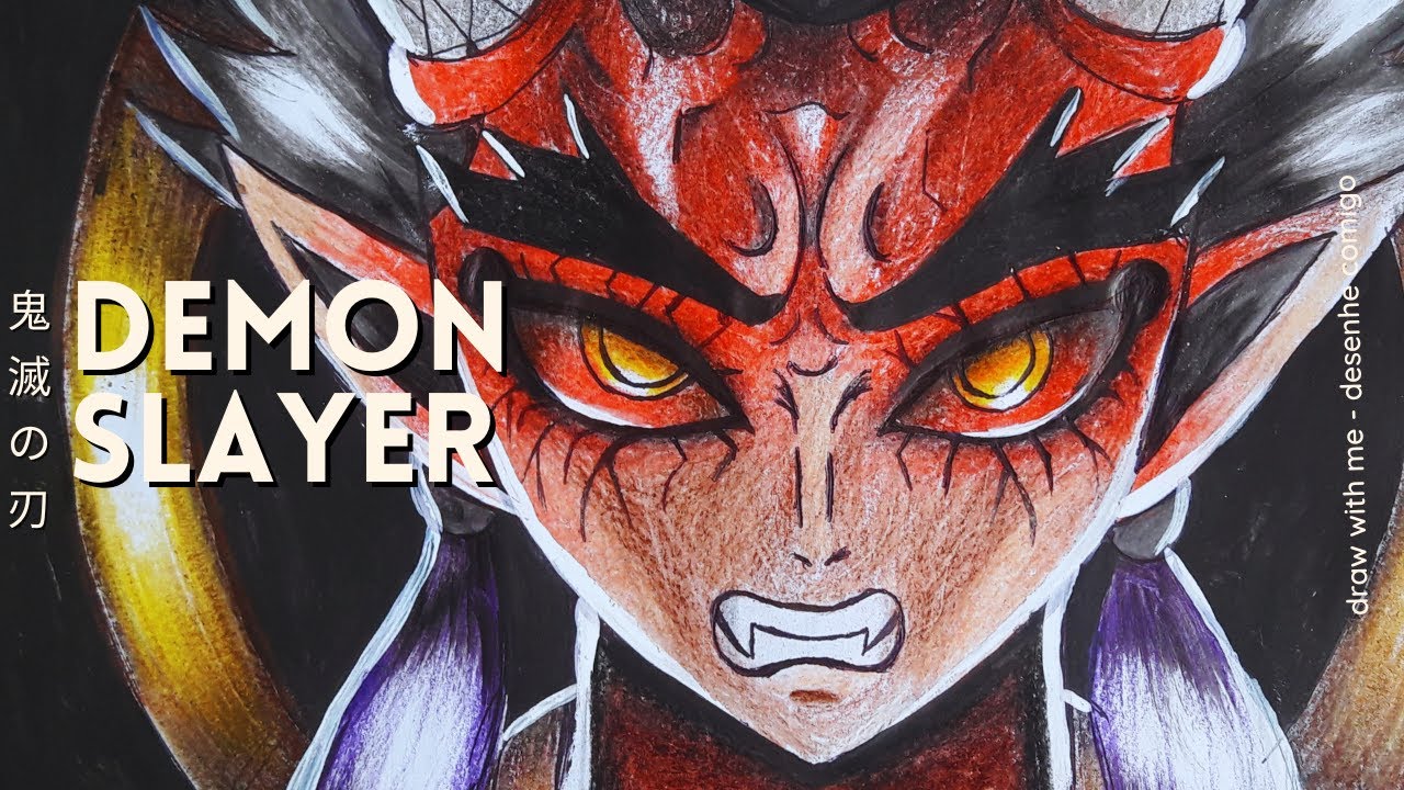 Desenhando Hantengu de Demon Slayer | Zohakuten form | Drawing Hantengu ...