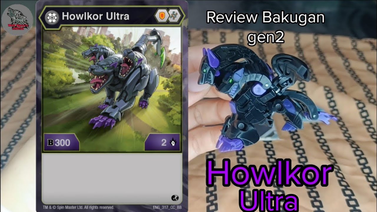 Review bakugan gen 2 ( Bakugan Battle Planet ) Darkus Howlkor Ultra l ...