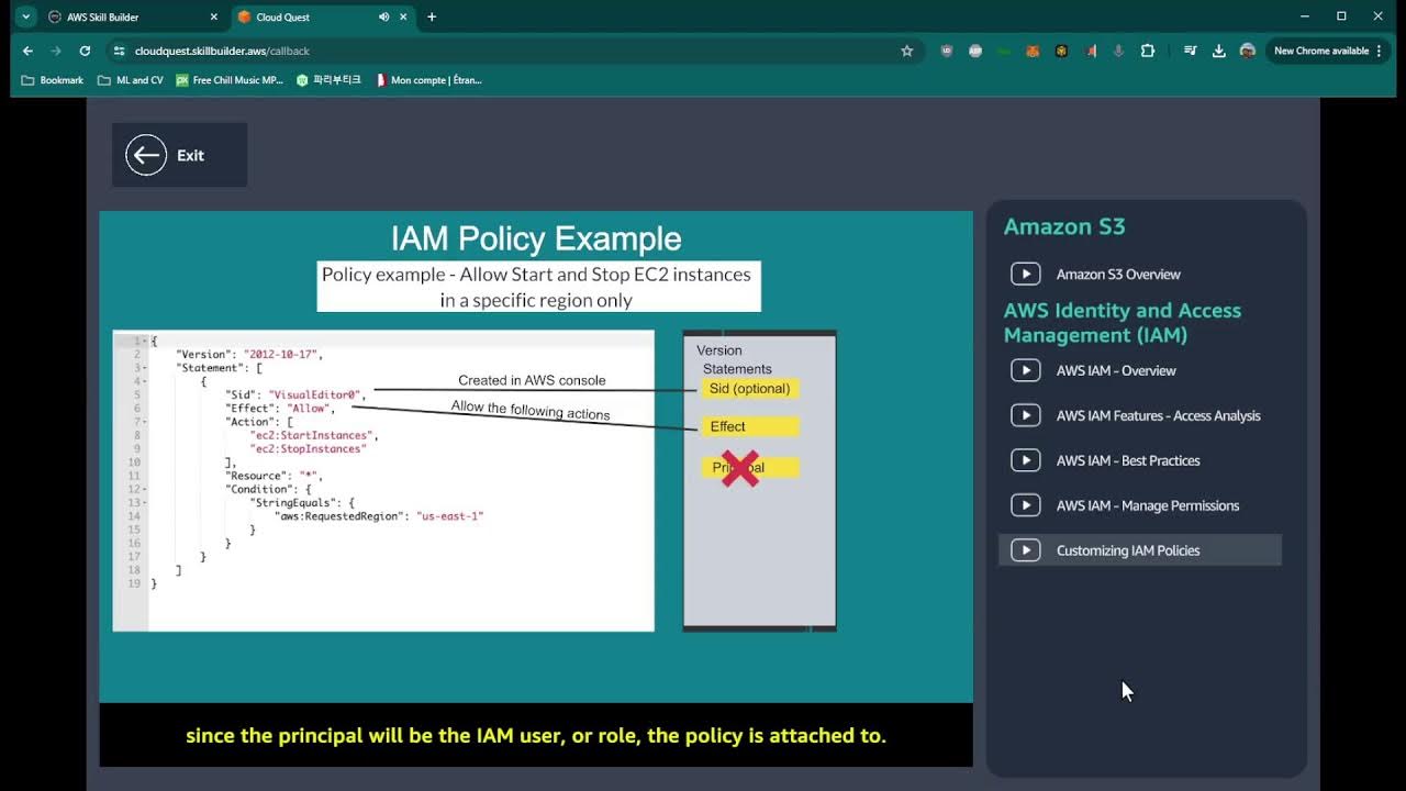 Serverless Foundations | Core Security Concepts | IAM | AWS Cloud Quest | Session 2 - YouTube