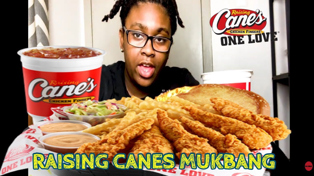 MUKBANG #1 | 2020 | #RAISING CANES CHICKEN - YouTube