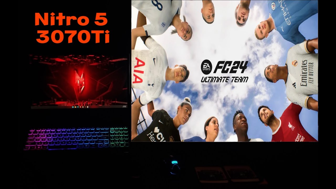 FC 24 | Acer Nitro 5 3070Ti | Gameplay | Performance review | FIFA ...