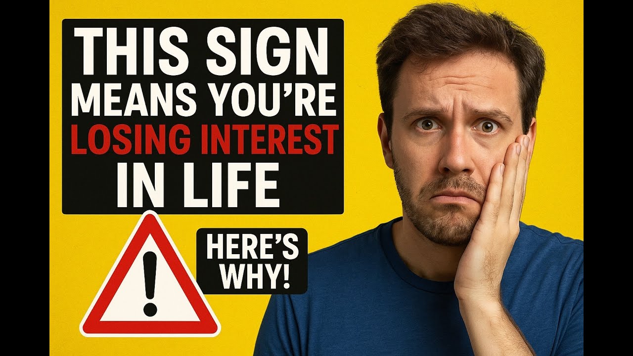 This SHOCKING Sign Means You're Losing Interest In Life—Here's Why ...