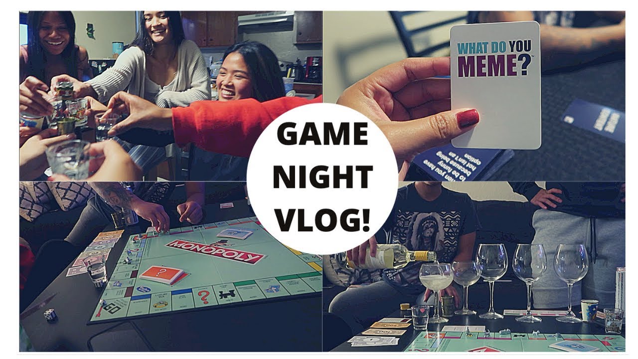 GAME NIGHT VLOG! - YouTube