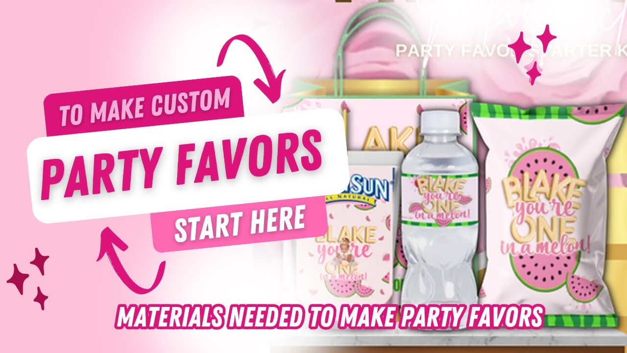 How To Make Party Favors Types of Paper To Use For Party Favors 🎉 - YouTube