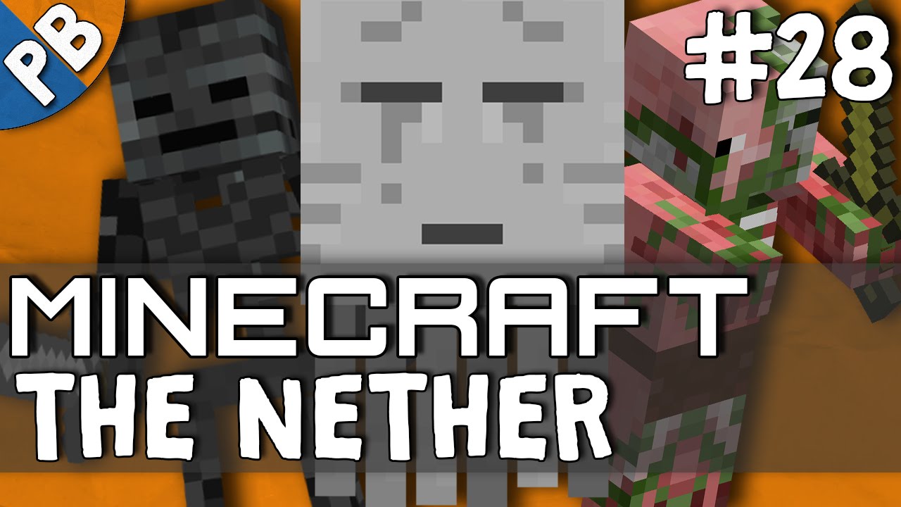 Minecraft 28: INTO THE NETHER!!! - Let's Play - YouTube