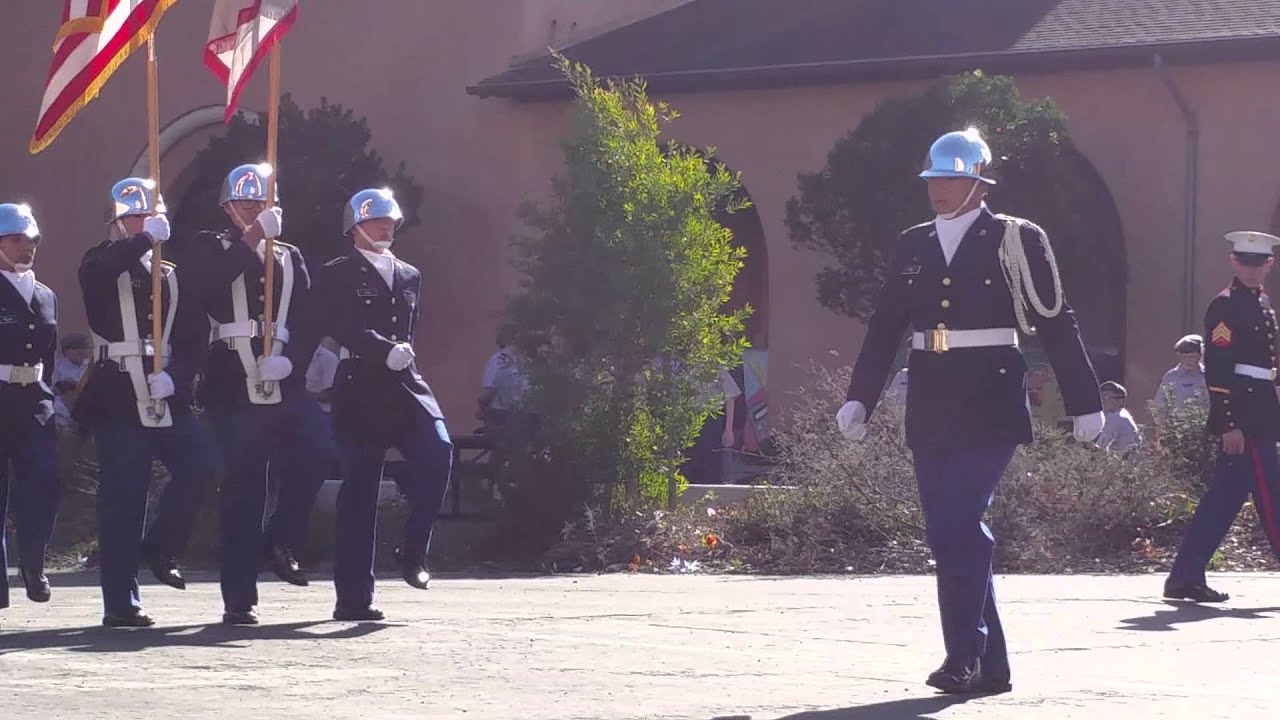 Balboa JROTC Color Guard Fall Competition 2014 - YouTube