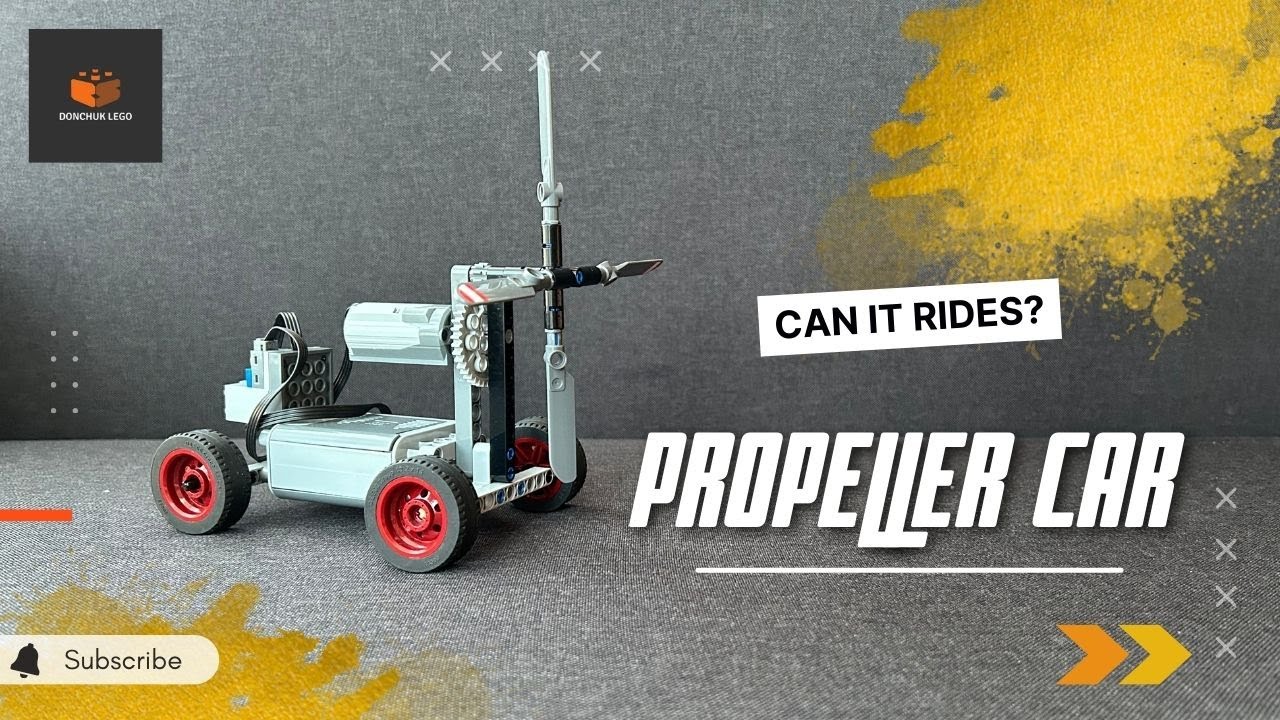 How To Build Lego Propeller Car - Lego Experiments - YouTube