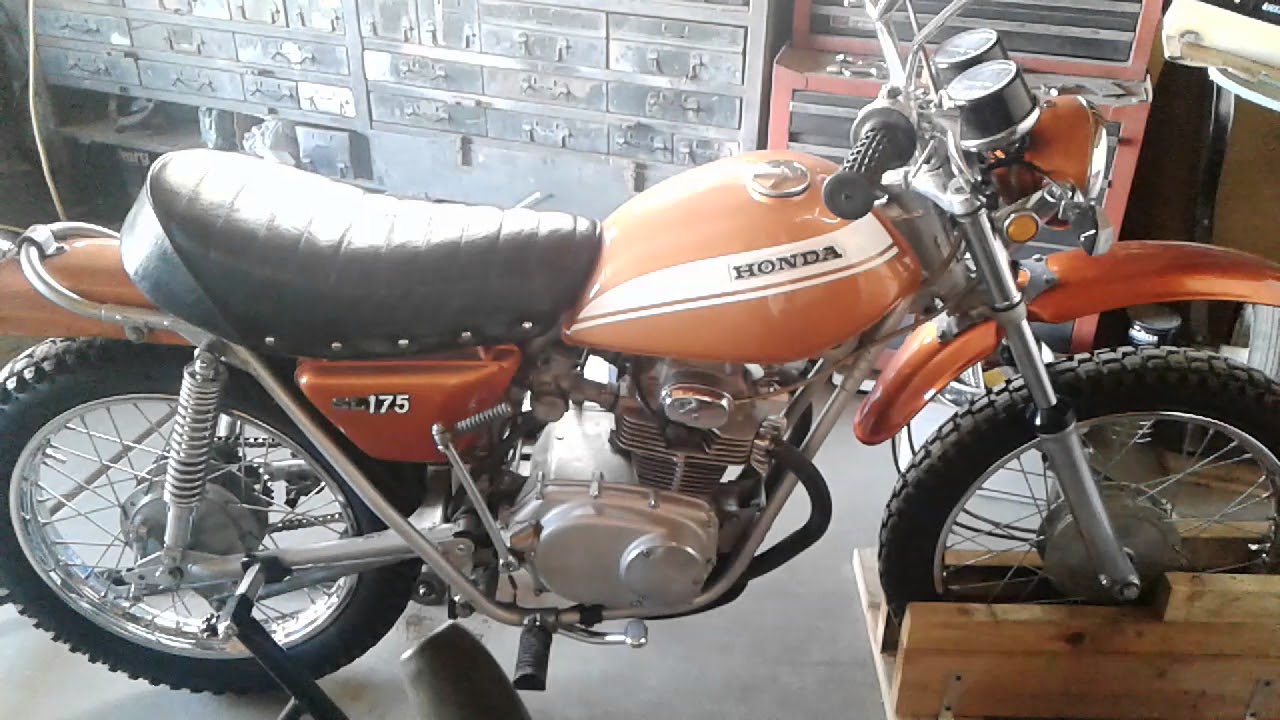 1970 Honda SL175 - YouTube