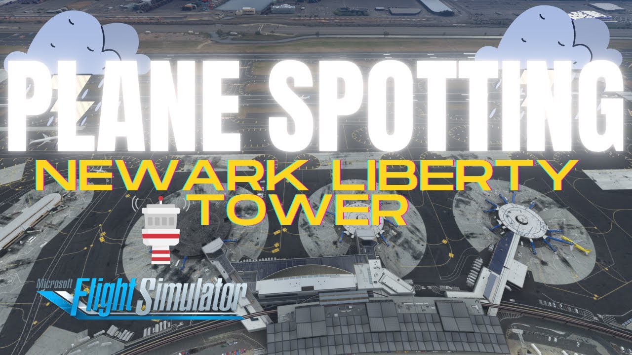 [MSFS]🔴Newark Liberty Airport Virtual Plane Spotting | 🔴Live ATC | 01 ...