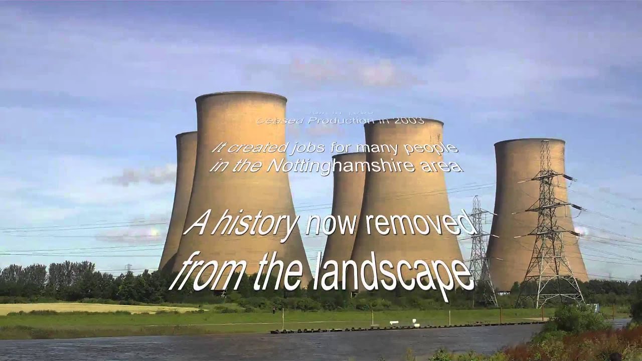 High Marnham Power Station Cooling Towers Demolished - YouTube