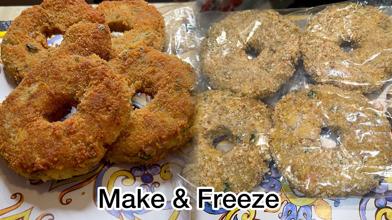 Perfect Crispy Chicken Doughnut Recipe |Chicken Donuts Make &Freeze ...