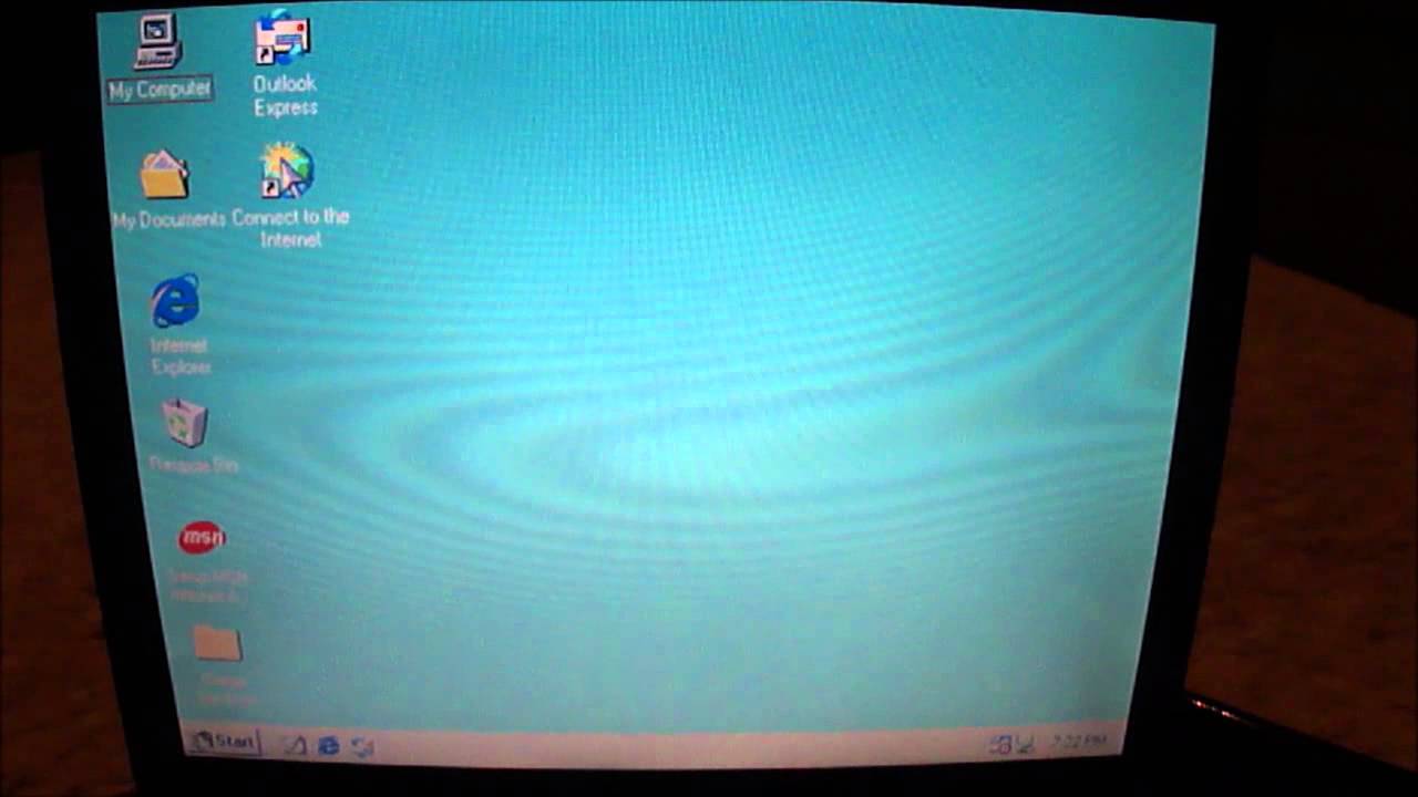 Installing Windows 98 on Dell Inspiron 7000 part 4 - YouTube