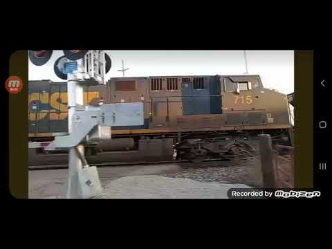 A very long CSX Coal train At Chickering Ave, OH 3 DPU'S At 1/21/23 - YouTube