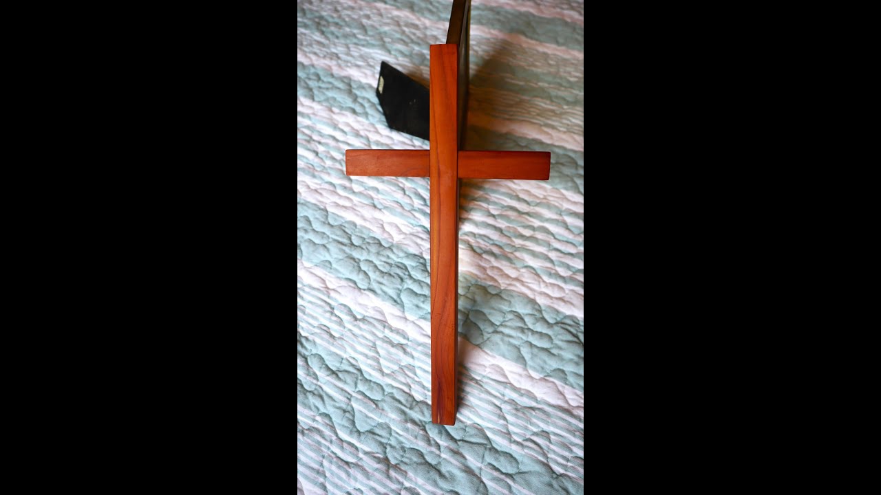 Create Your Own Wooden Cross Easily! - YouTube