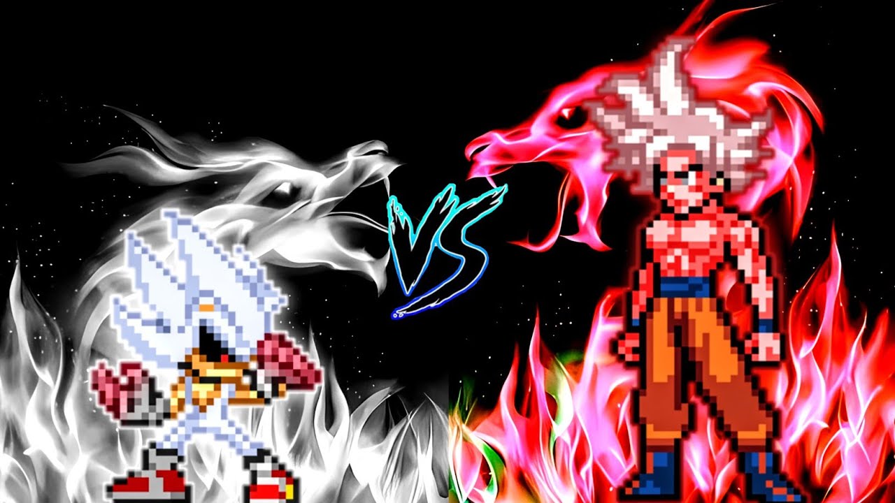 Sonic exe V2 OP (all form) (New) VS Goku MUI KaiokenX10 OP in Jump ...