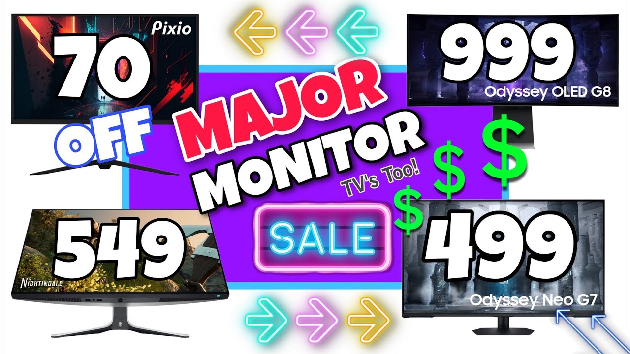 Major Monitor Sale on OLED G8 Neo G7 43" Alienware & TCL Q7 75" & 65 ...