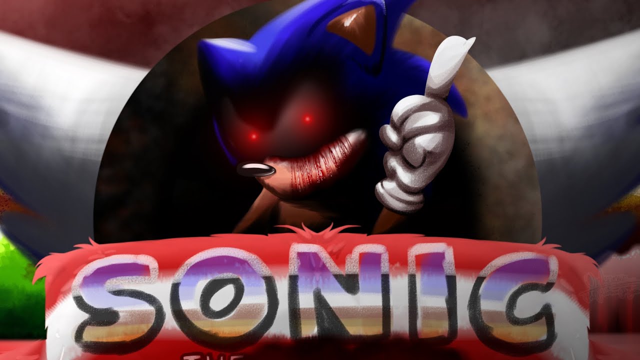 Sonic.EXE Background Redraw - Speedpaint - YouTube