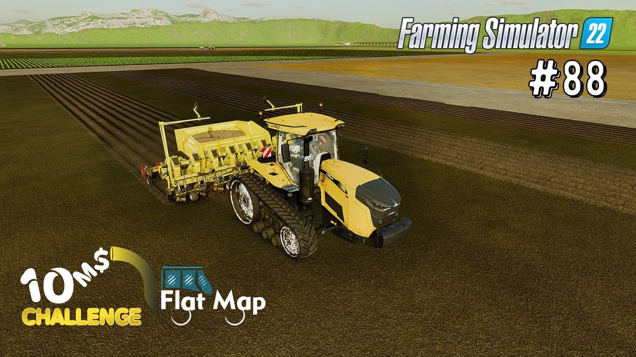 farming Simulator 22 fs22 timelapse Ep #88 Flat Map fs22 Mods - YouTube